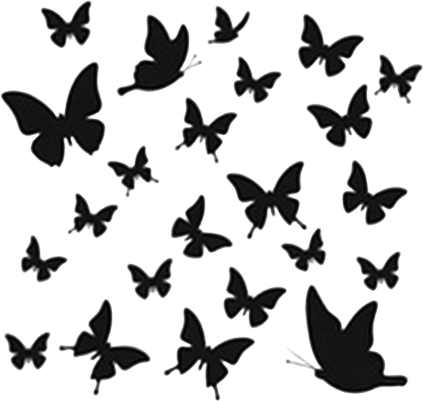 Butterfly Silhouettes-FreePngZone