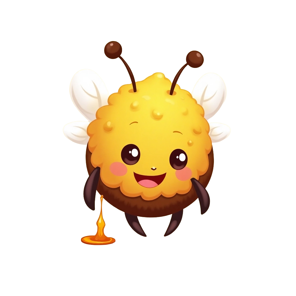 Honey Bee Character-FreePngZone
