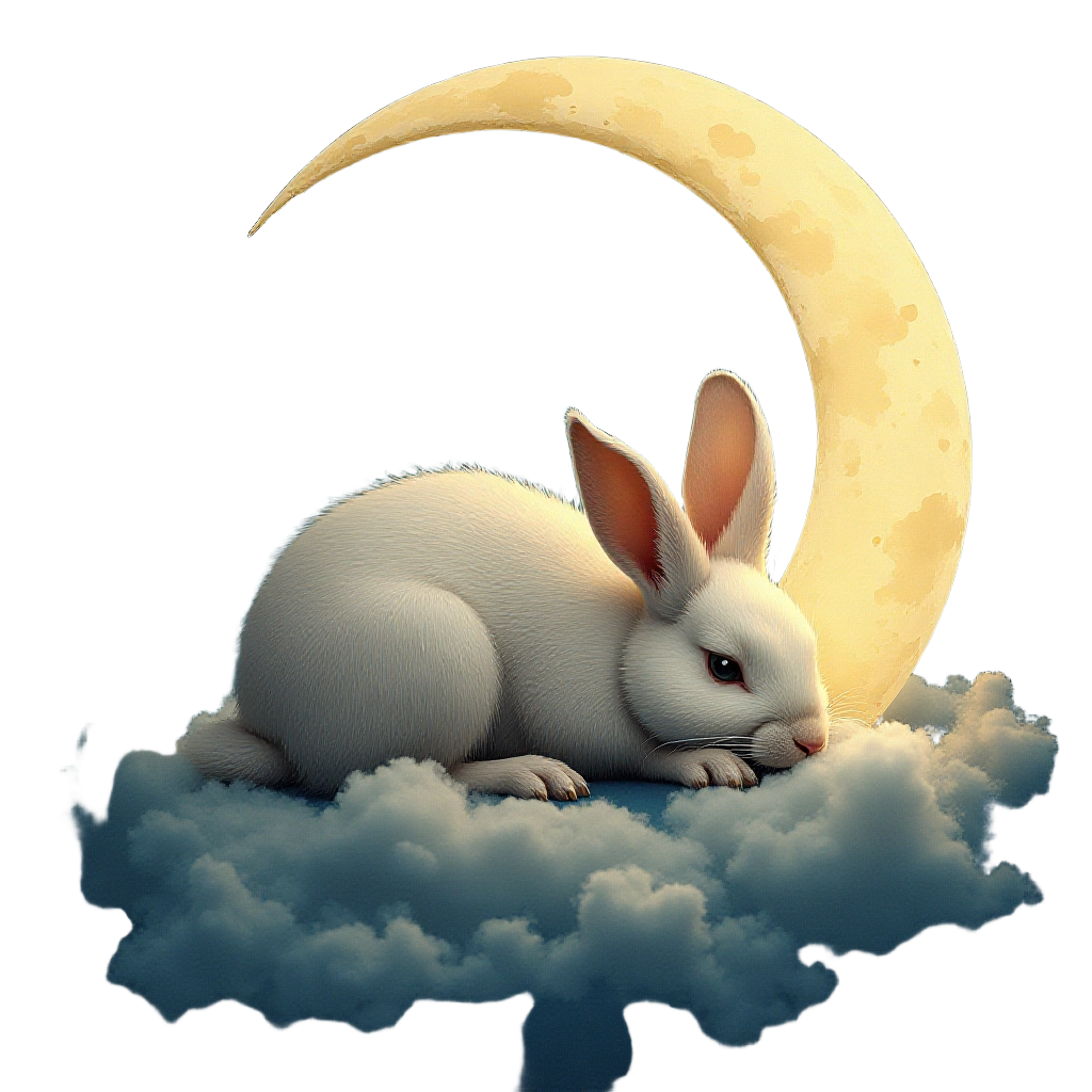 Moon Bunny Dreams-FreePngZone