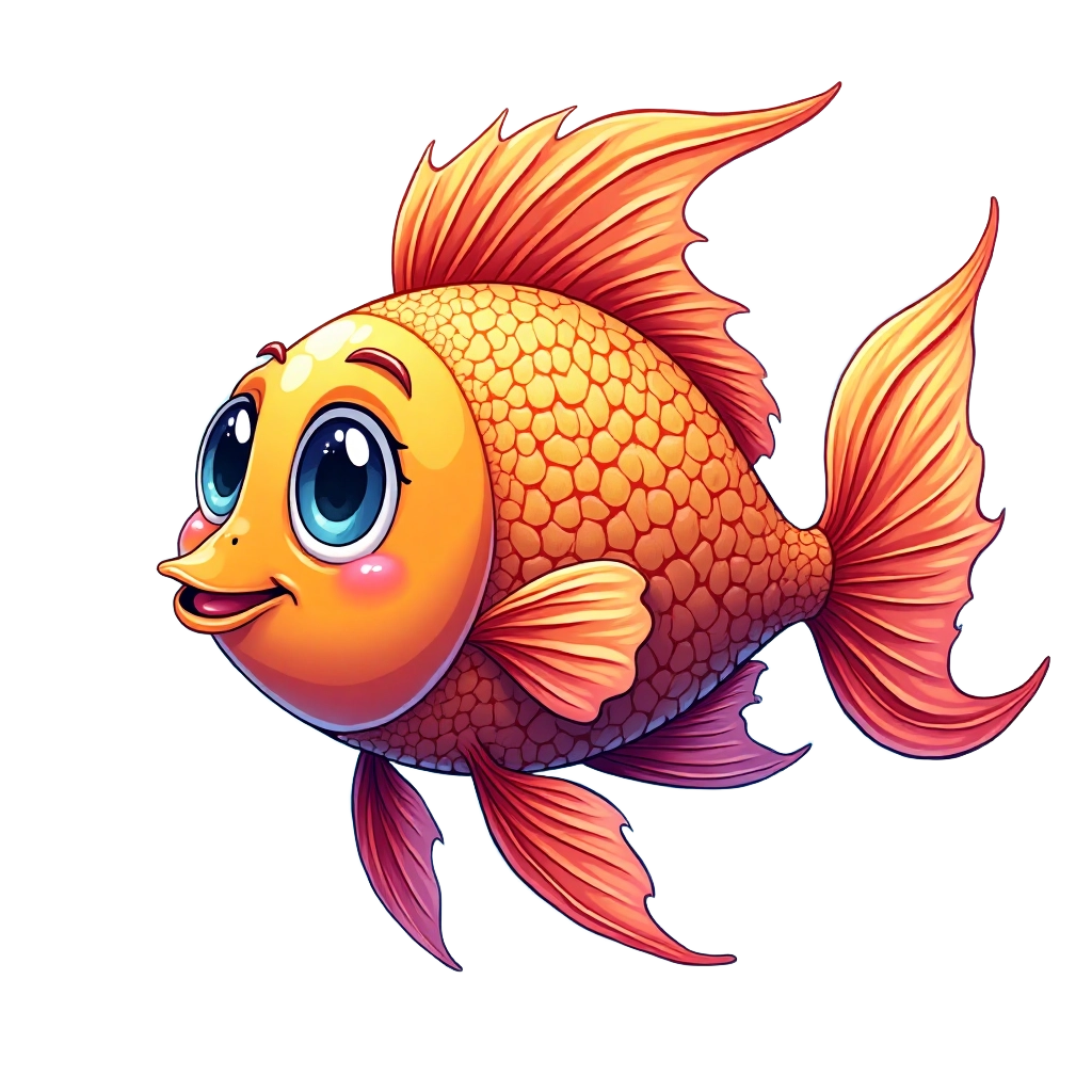 Free Cartoon Fish PNGs | Transparent Funny Fish Images
