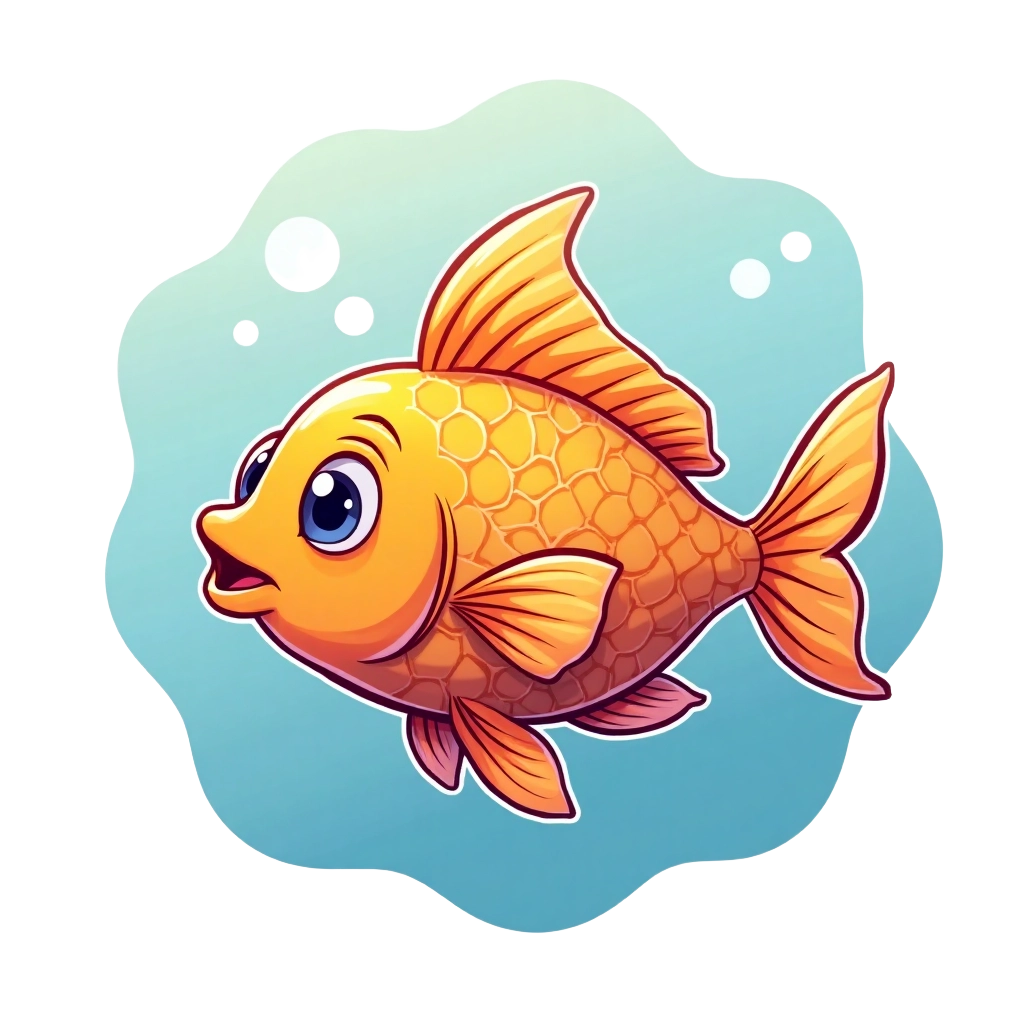 Free Cartoon Fish PNGs | Transparent Funny Fish Images