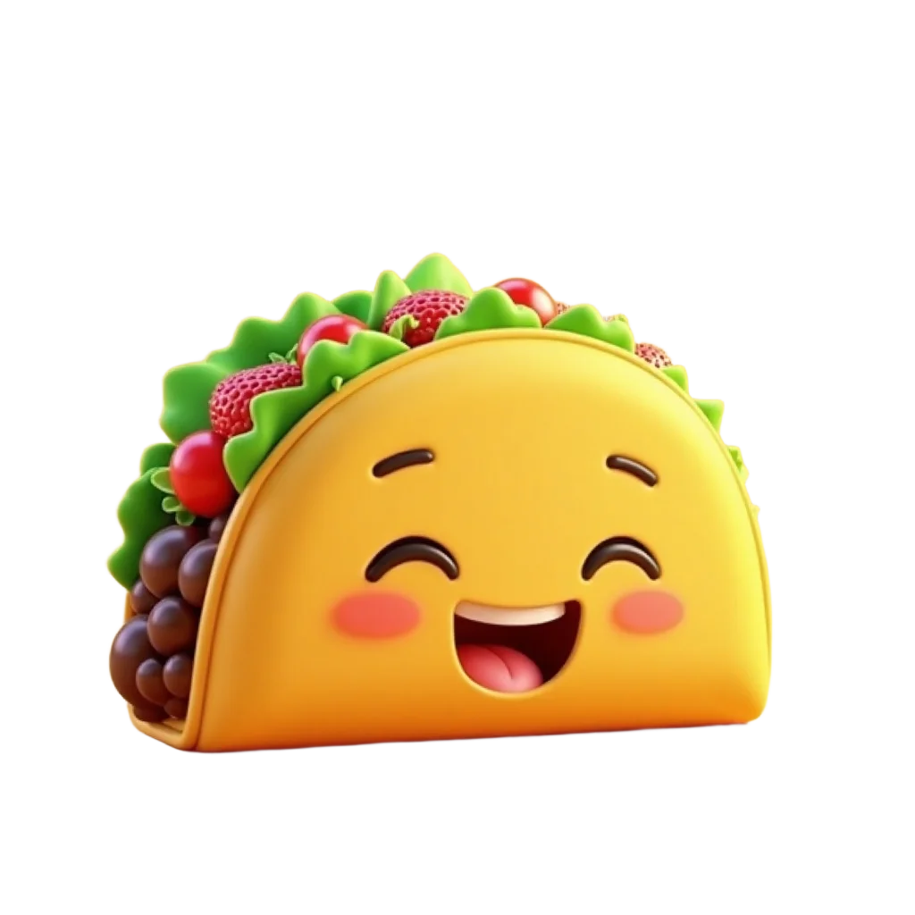 Happy Taco Emoji-FreePngZone