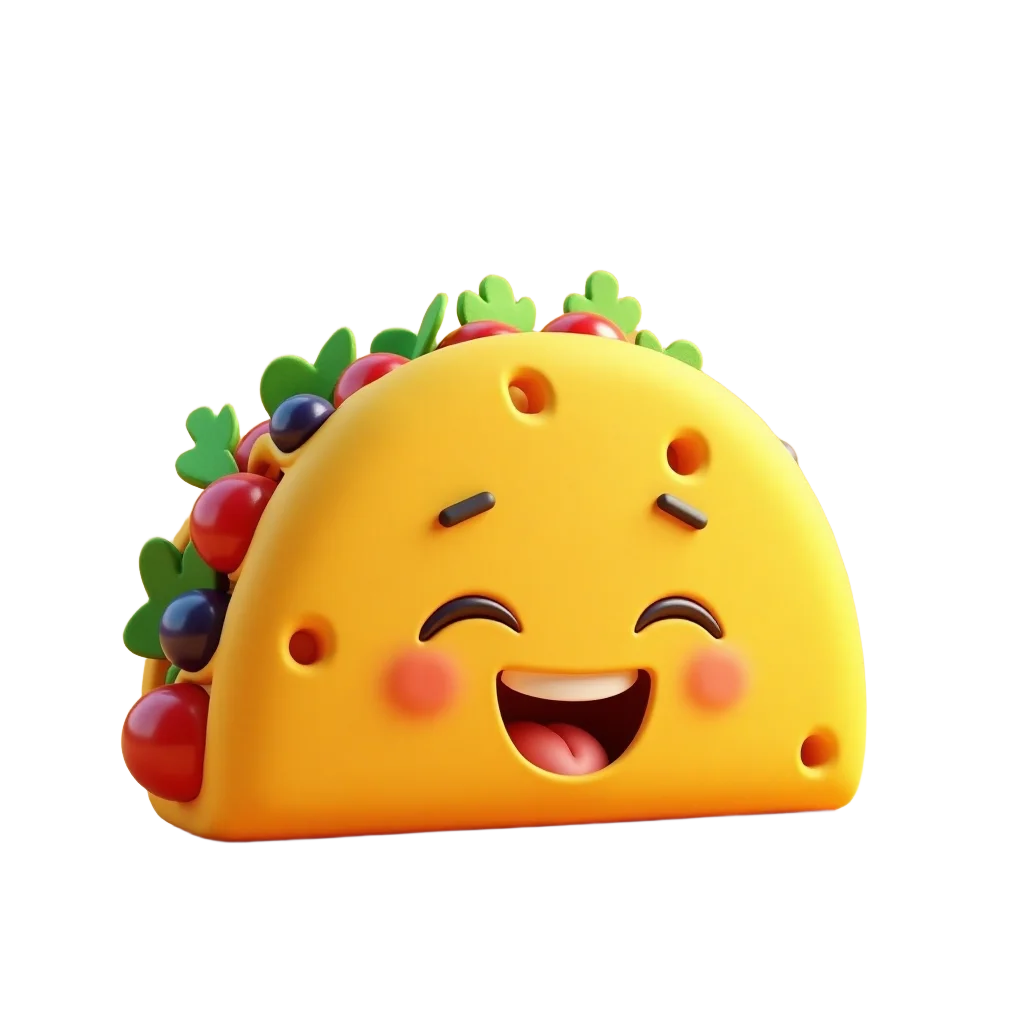 Happy Taco Emoji-FreePngZone