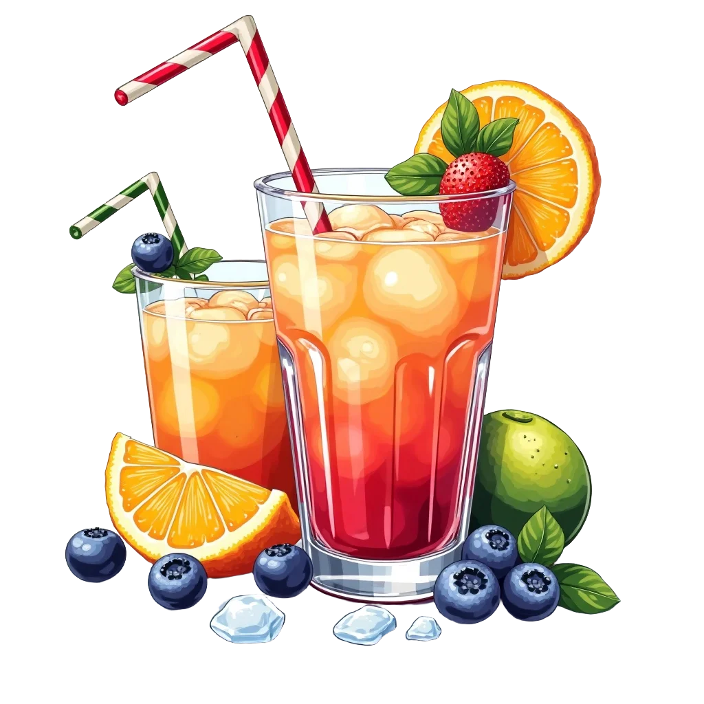 Fruit Punch with Ice-FreePngZone