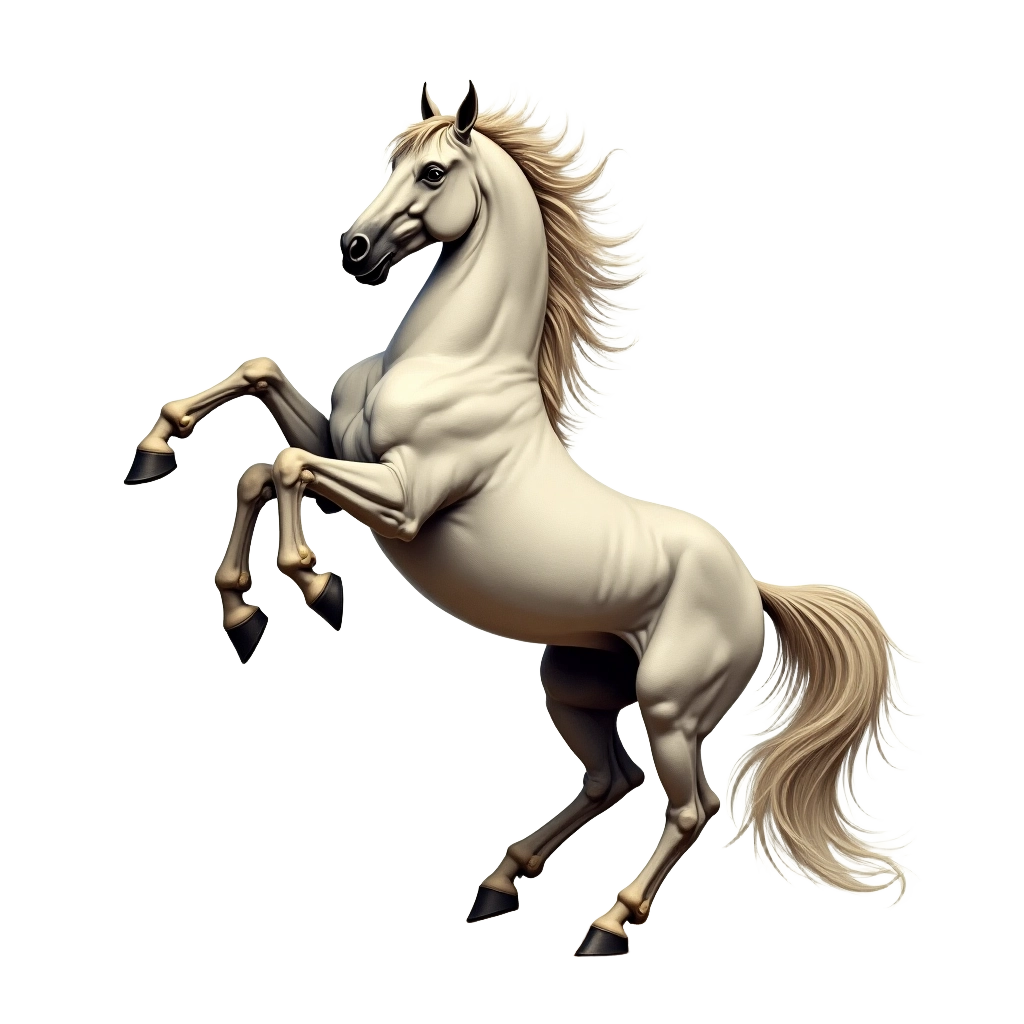 Majestic Rearing Horse-FreePngZone
