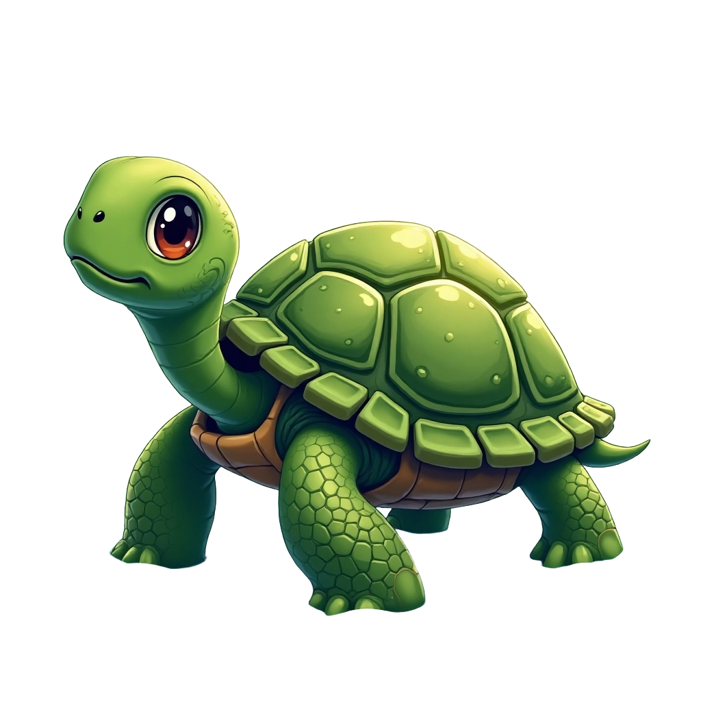 Cute Cartoon Turtle-FreePngZone