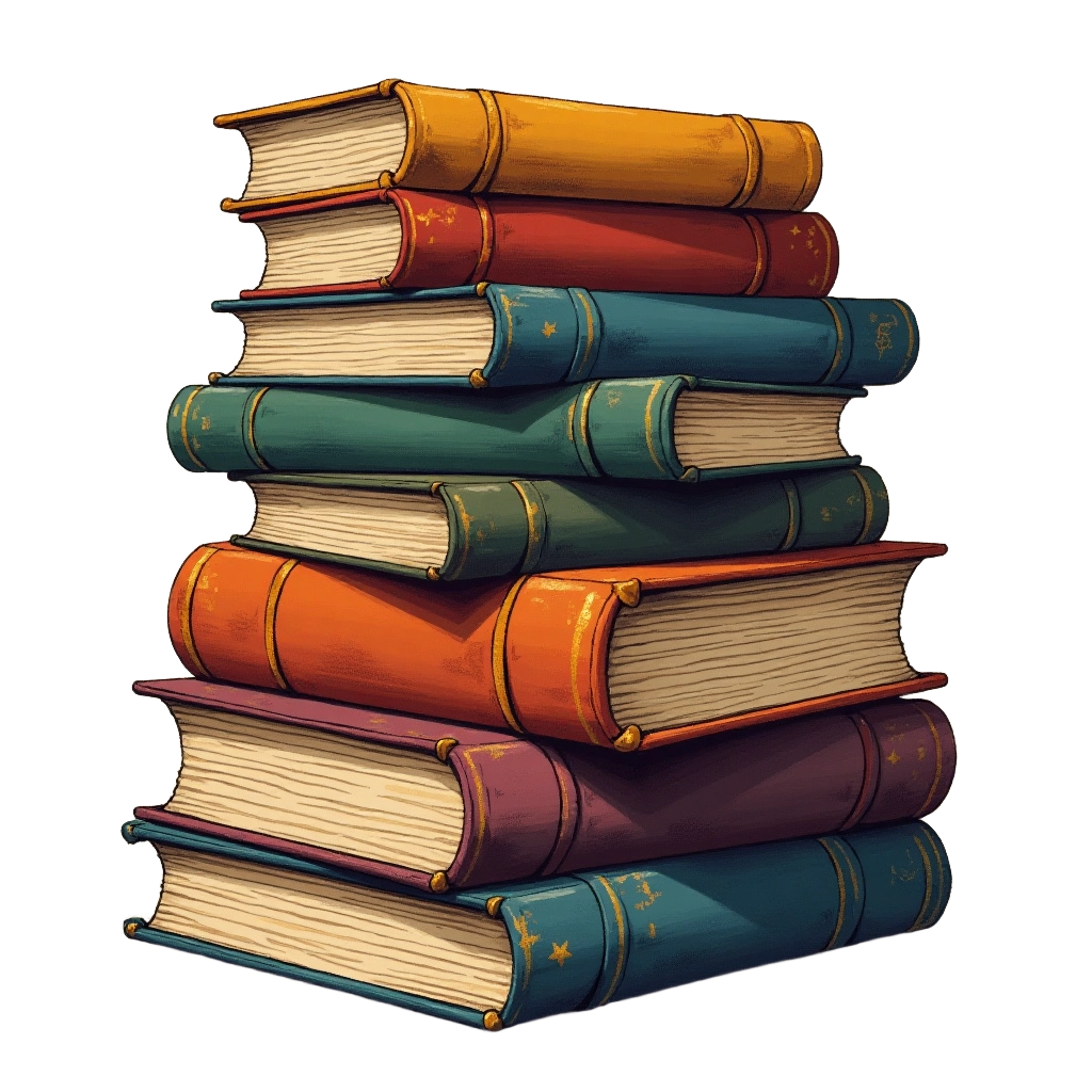 Stack of Books-FreePngZone