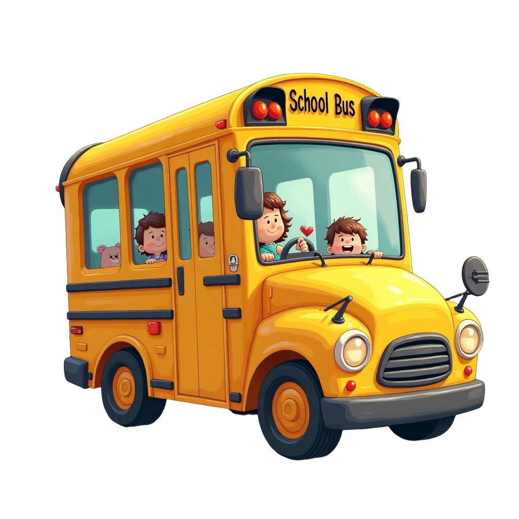 School Bus Adventure-FreePngZone